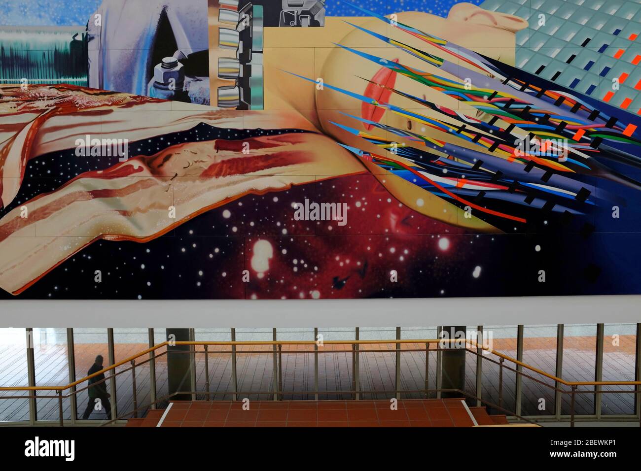 James Rosenquist's Star Thief 1980 display in Museum Ludwig.Cologne ...