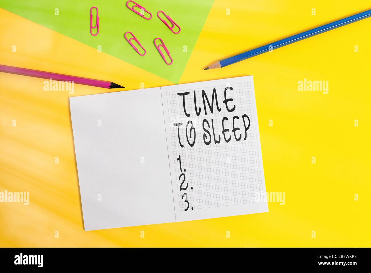 Conceptual hand writing showing Time To Sleep. Concept meaning a ...