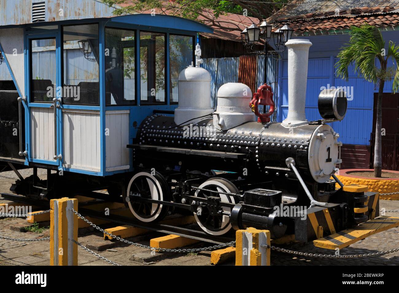Historic Locomotive, Corinto City,Chinandega Province, Nicaragua ...