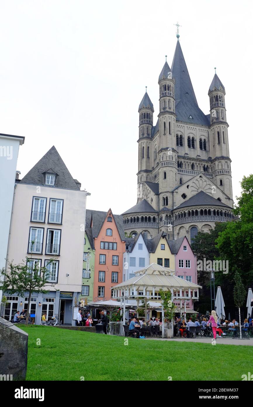 Cologne old town buildings hi-res stock photography and images - Alamy