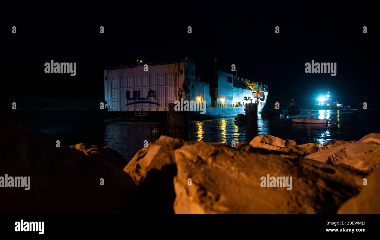United launch alliance barge hi-res stock photography and images - Alamy