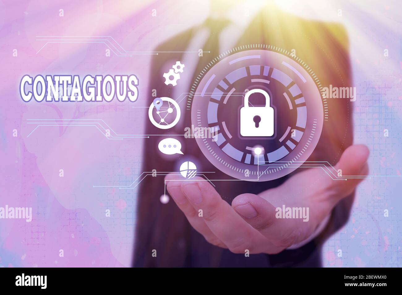 Word writing text Contagious. Business photo showcasing transmissible ...