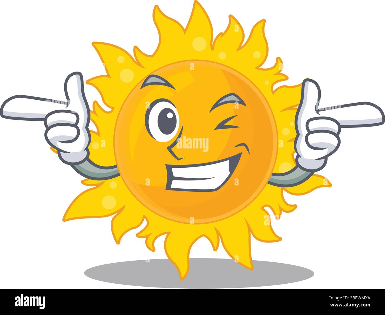 Wink sunshine Cut Out Stock Images & Pictures - Alamy