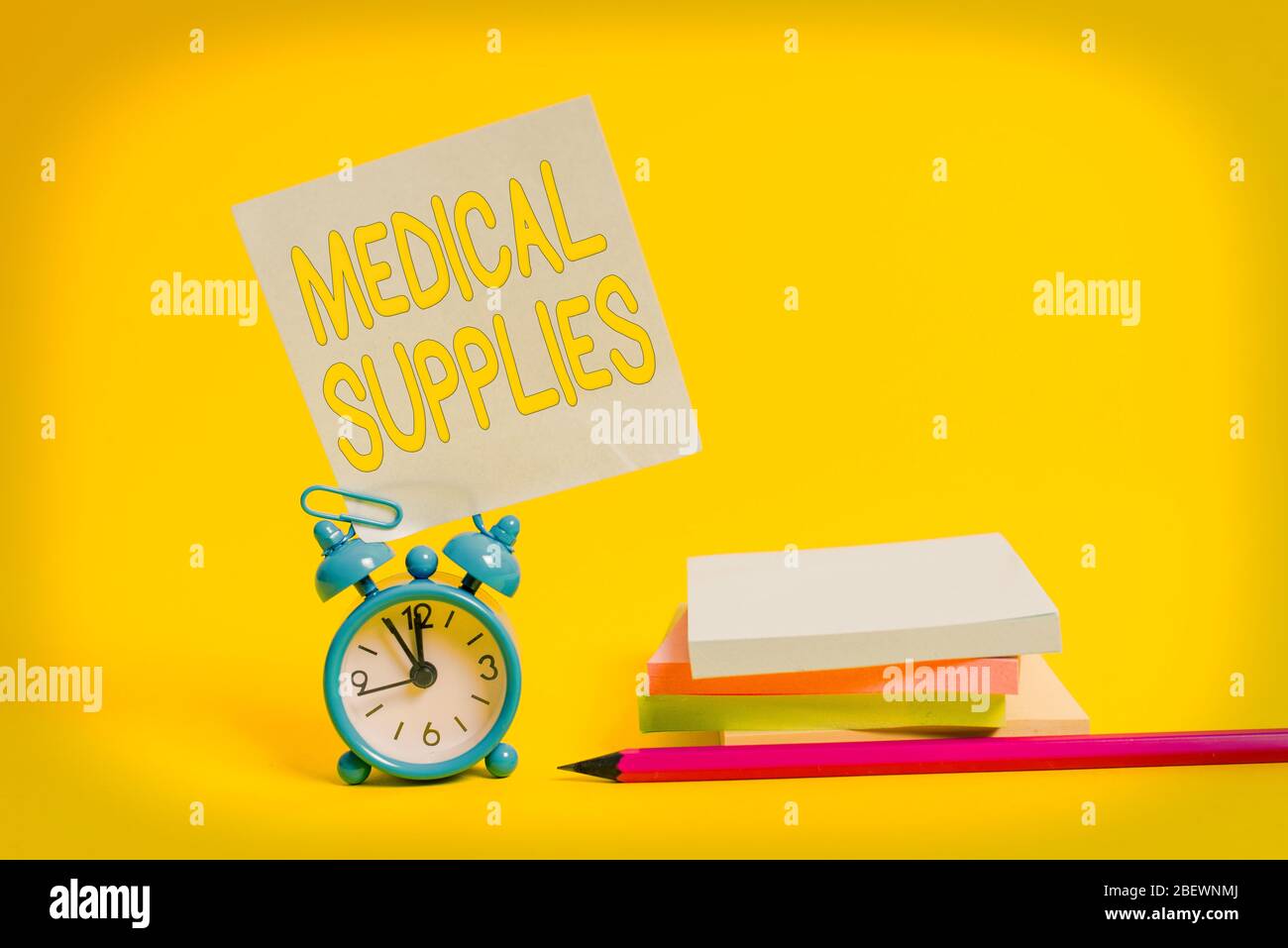 Text sign showing Medical Supplies. Business photo text Items necessary ...
