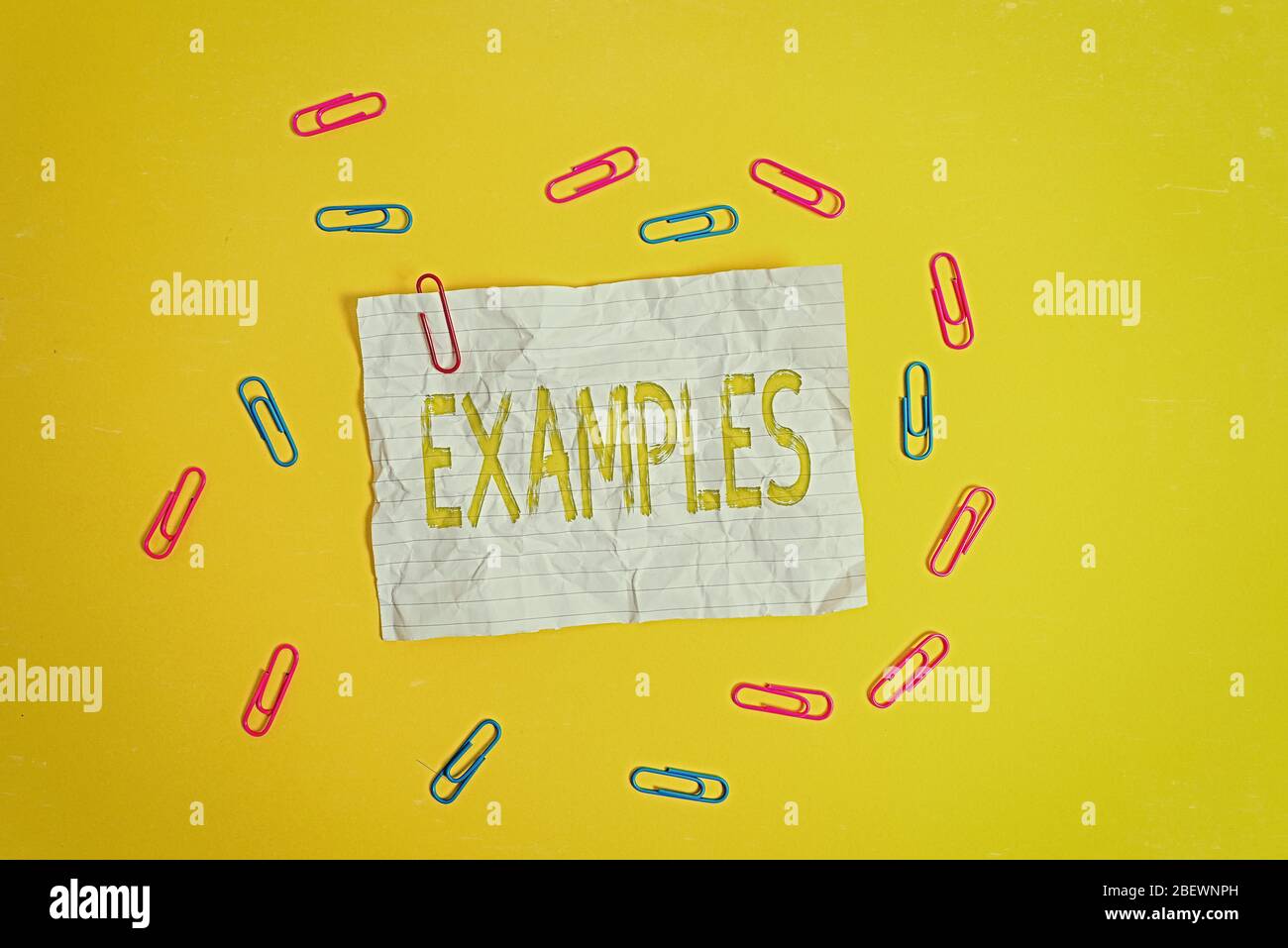 Handwriting text Examples. Conceptual photo photo Sample Model to ...