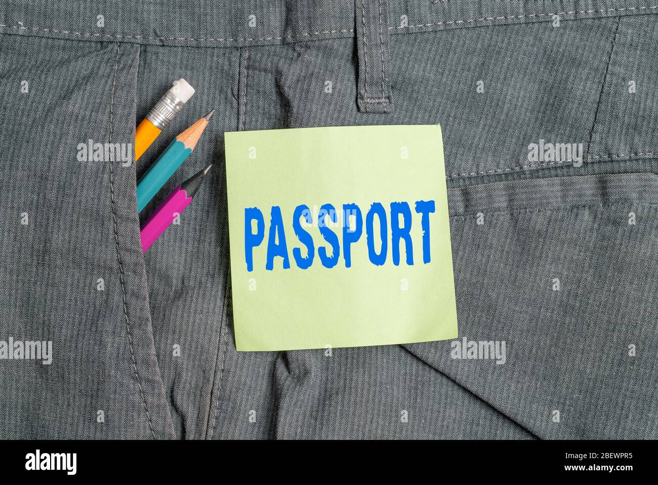 Writing note showing Passport. Business concept for official document ...