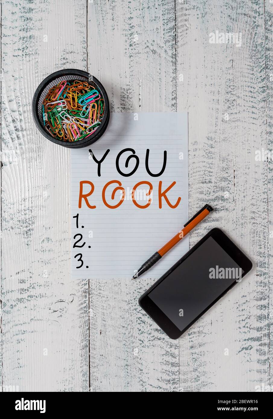Text sign showing You Rock. Business photo text slang phrase of praise ...