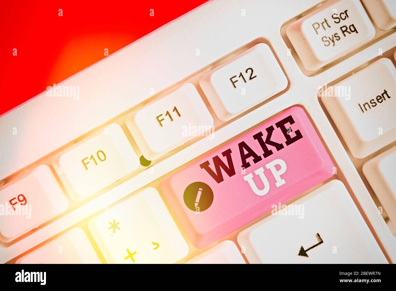 Conceptual hand writing showing Wake Up. Concept meaning an instance of ...