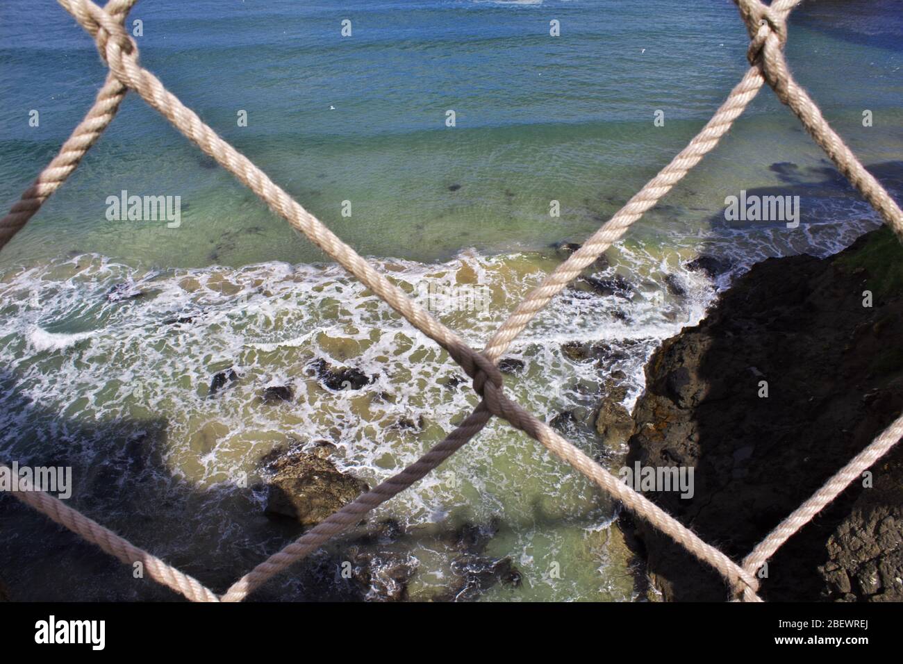 Carrick-a-Rede Rope Bridge, Northern Ireland, UK Stock Photo - Alamy