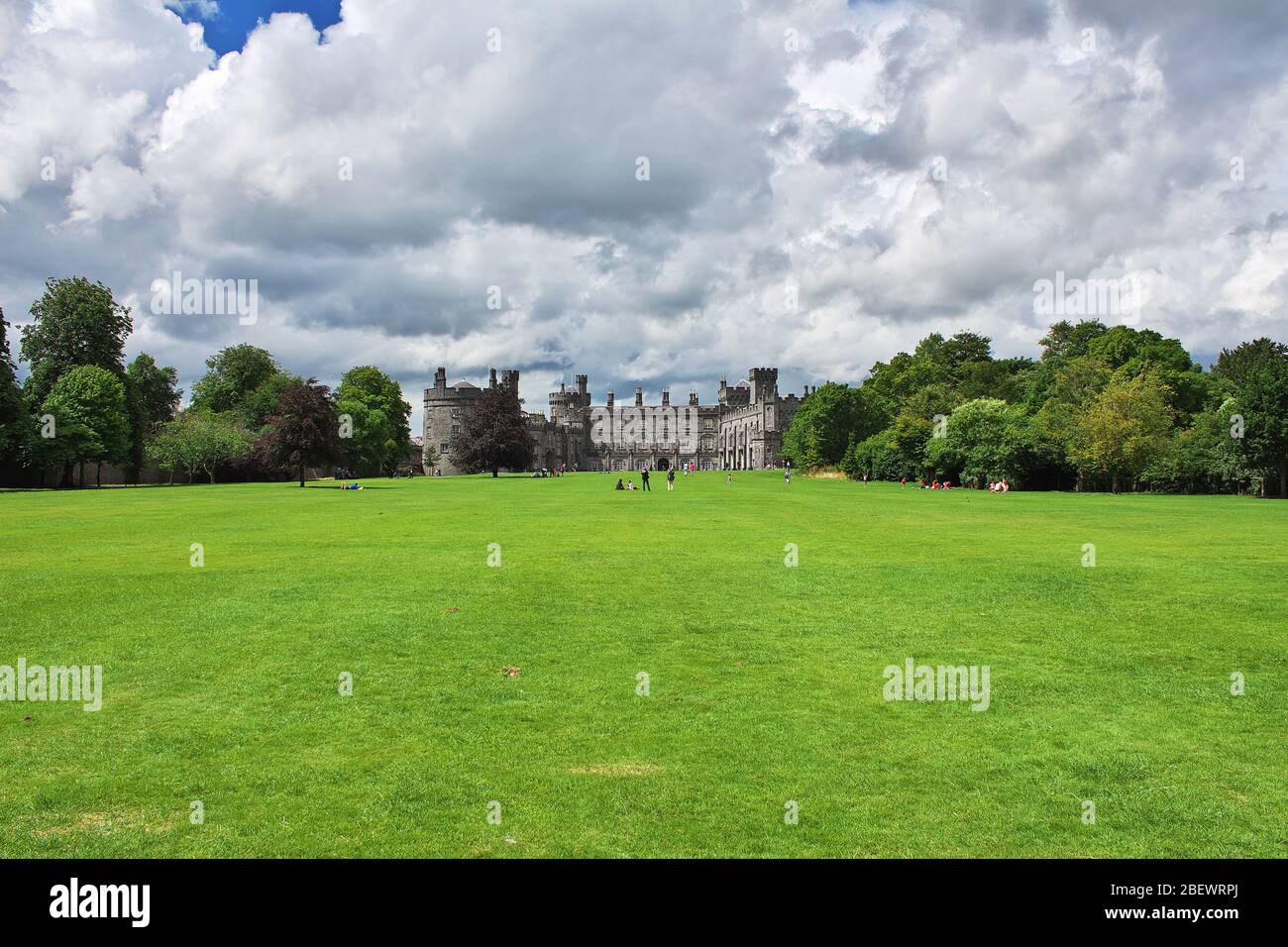 Kilkenny Castle, the vintage fortress, Ireland Stock Photo - Alamy