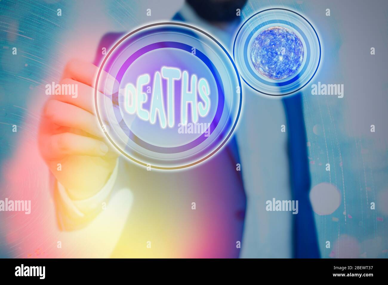 Conceptual hand writing showing Deaths. Concept meaning permanent ...