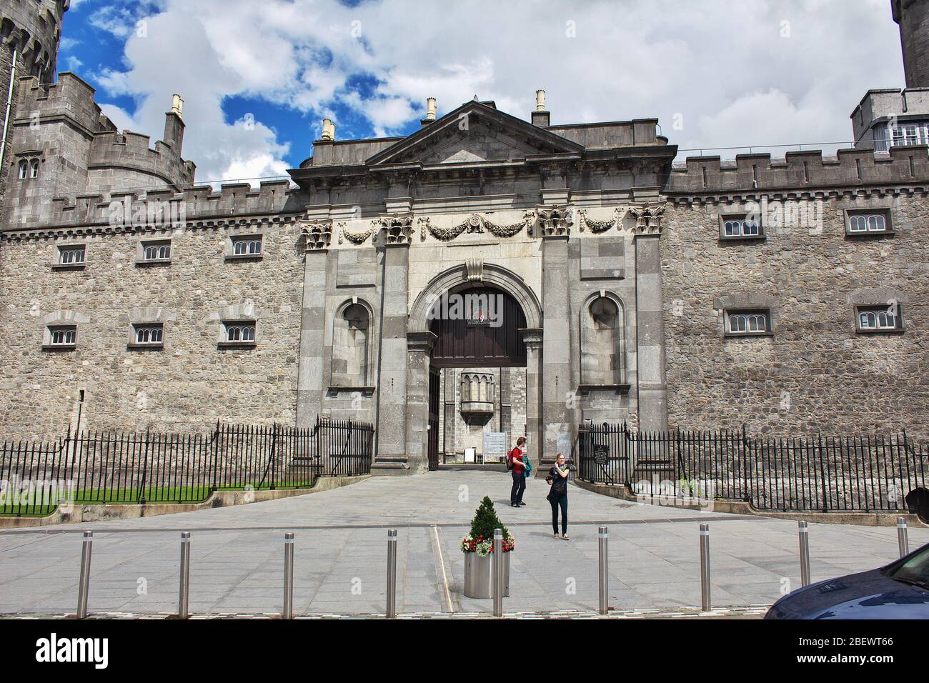 Kilkenny Castle, the vintage fortress, Ireland Stock Photo - Alamy