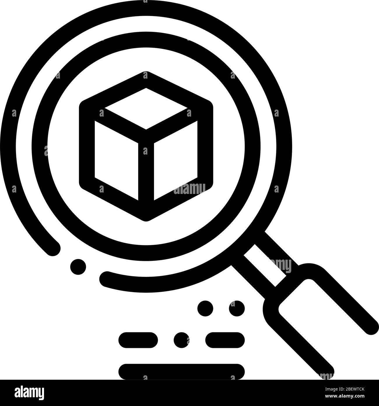 package tracking icon vector outline illustration Stock Vector Image ...