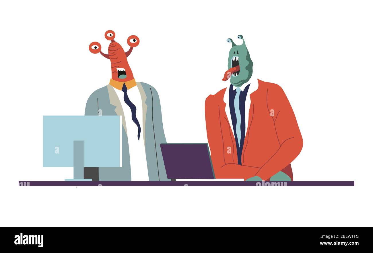 Extraterrestrial partner Stock Vector Images - Alamy