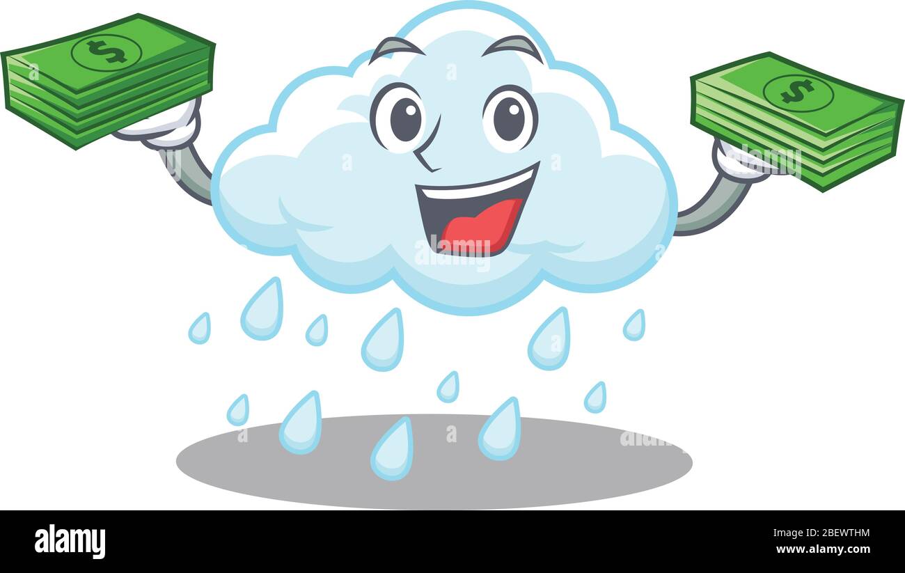 Money rainfall Stock Vector Images - Alamy