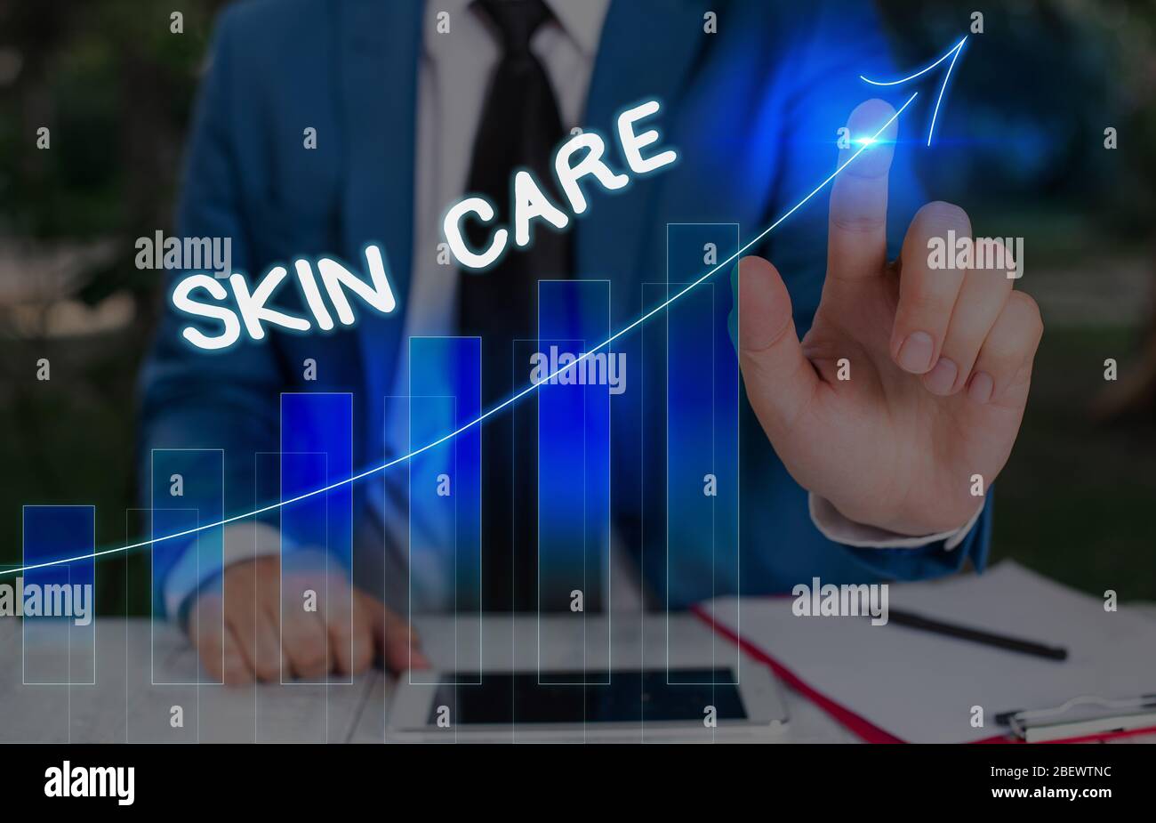 Conceptual hand writing showing Skin Care. Concept meaning things that ...
