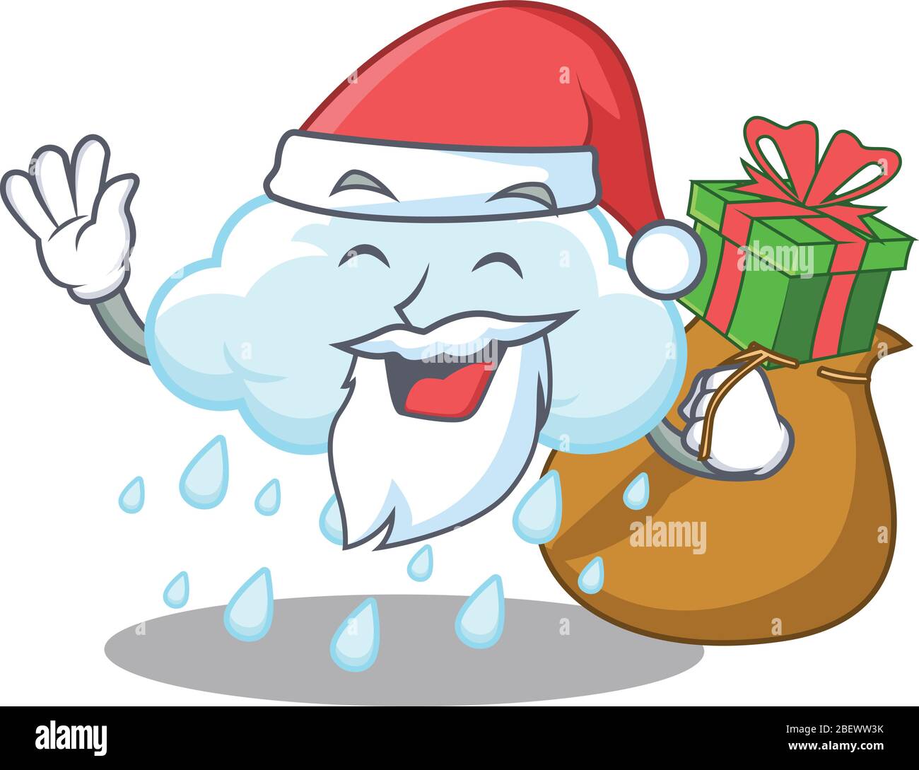 Cloudy sky christmas Stock Vector Images - Alamy