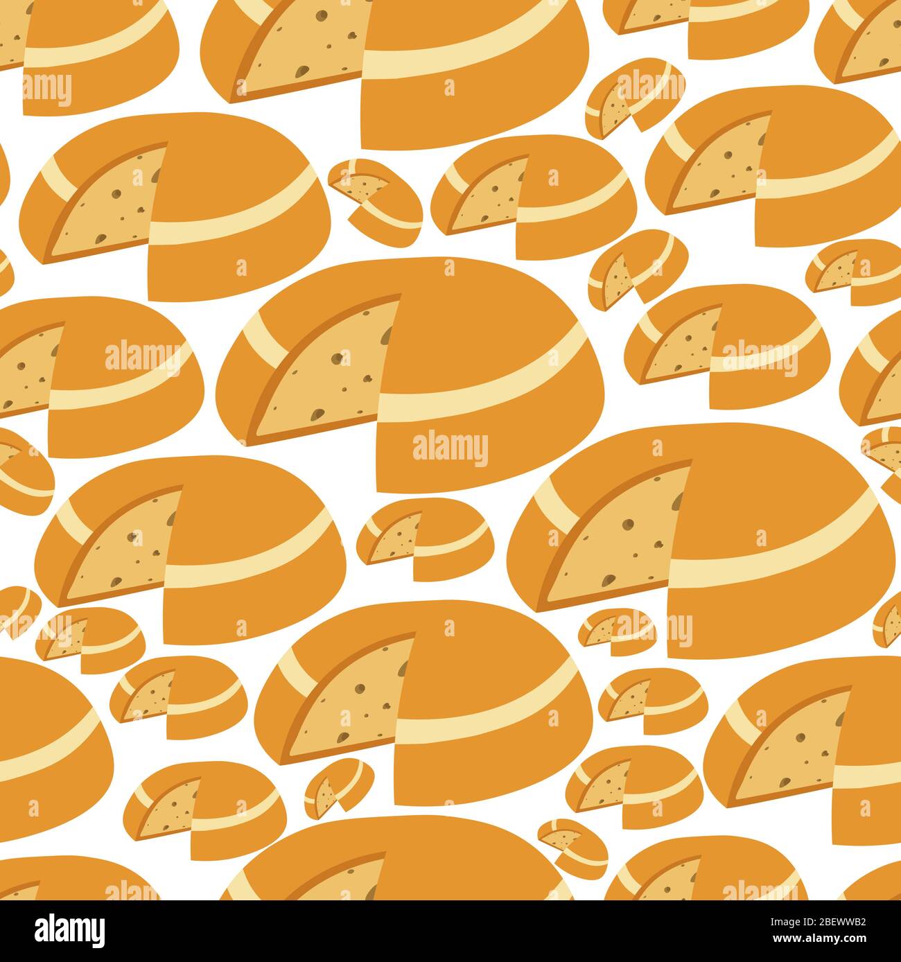 Cheese cut, dairy product portion seamless pattern vector Stock Vector ...