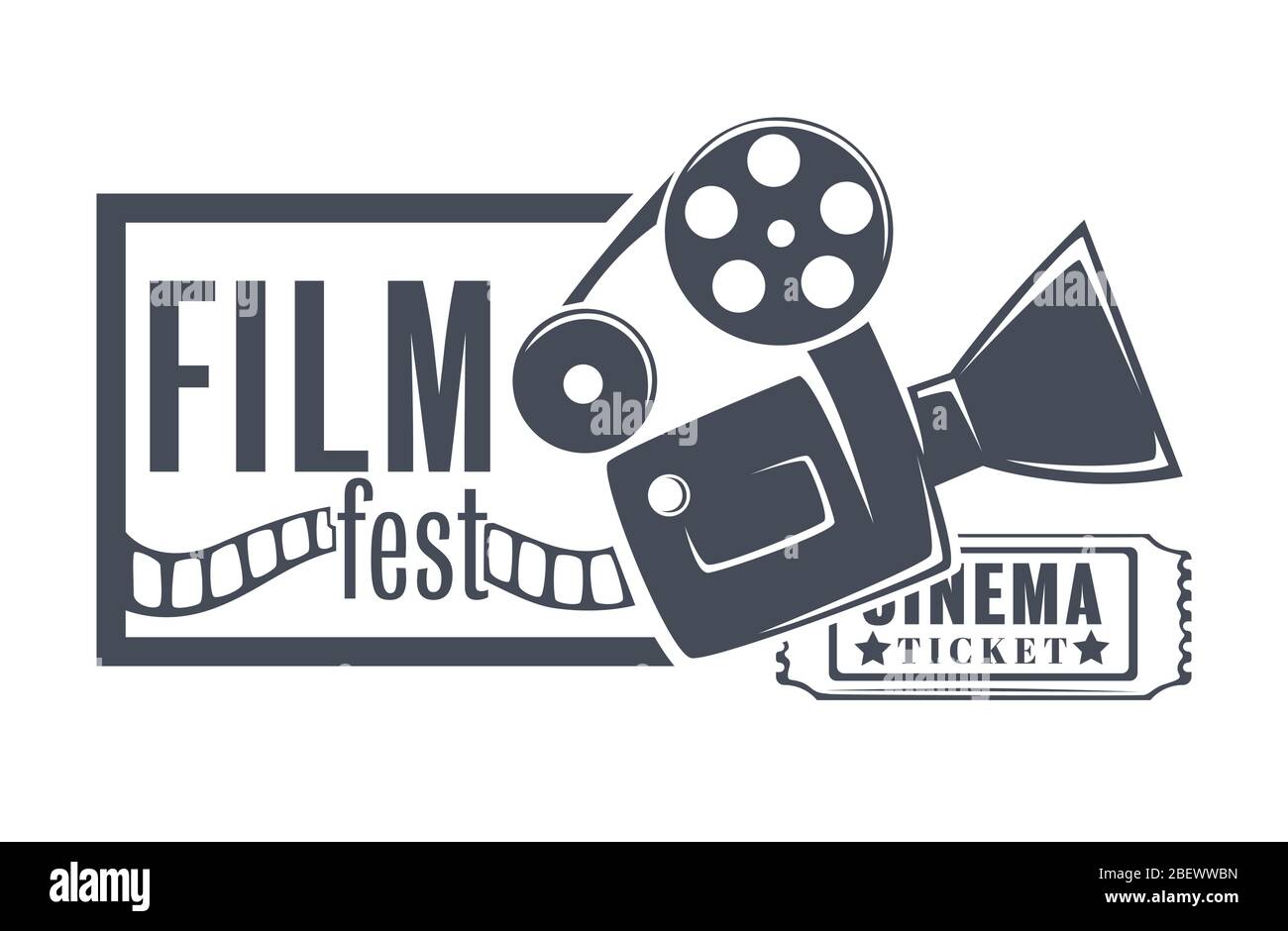 Movie fest Stock Vector Images - Alamy