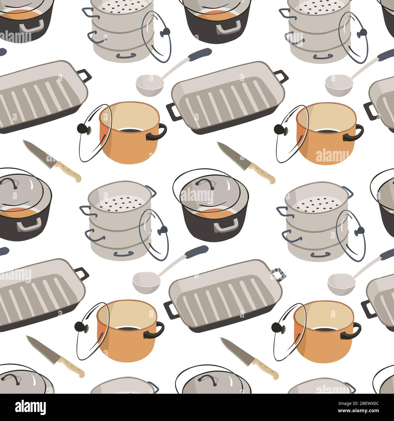 Saucepan and lids restaurant hi-res stock photography and images - Alamy