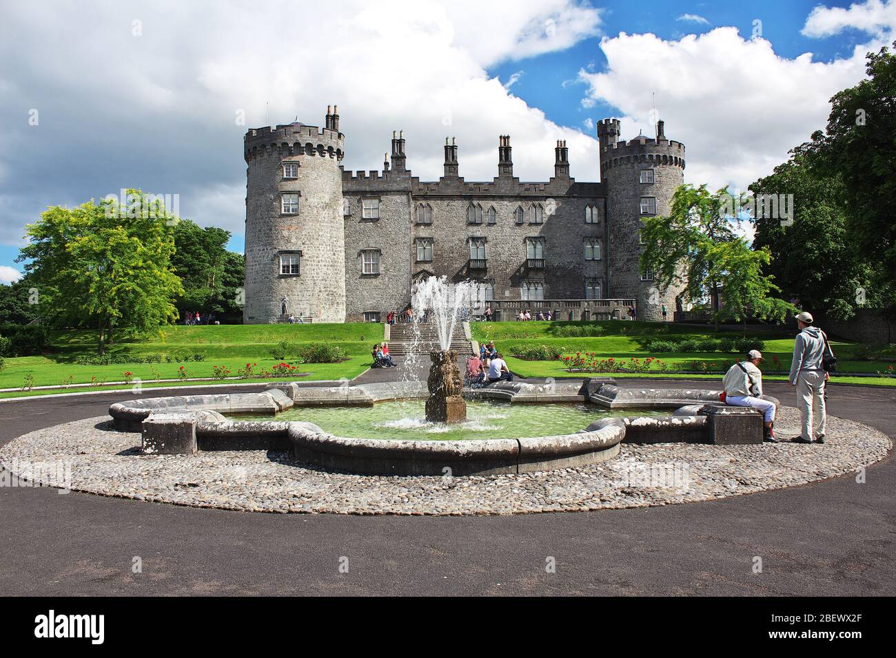 Kilkenny Castle, the vintage fortress, Ireland Stock Photo - Alamy