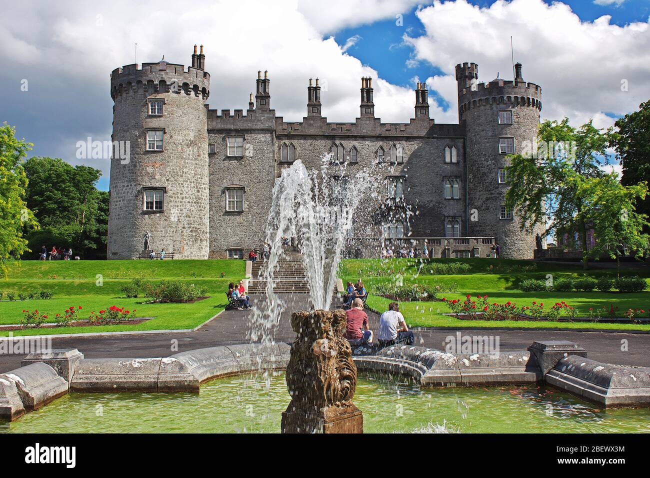Kilkenny Castle, the vintage fortress, Ireland Stock Photo - Alamy