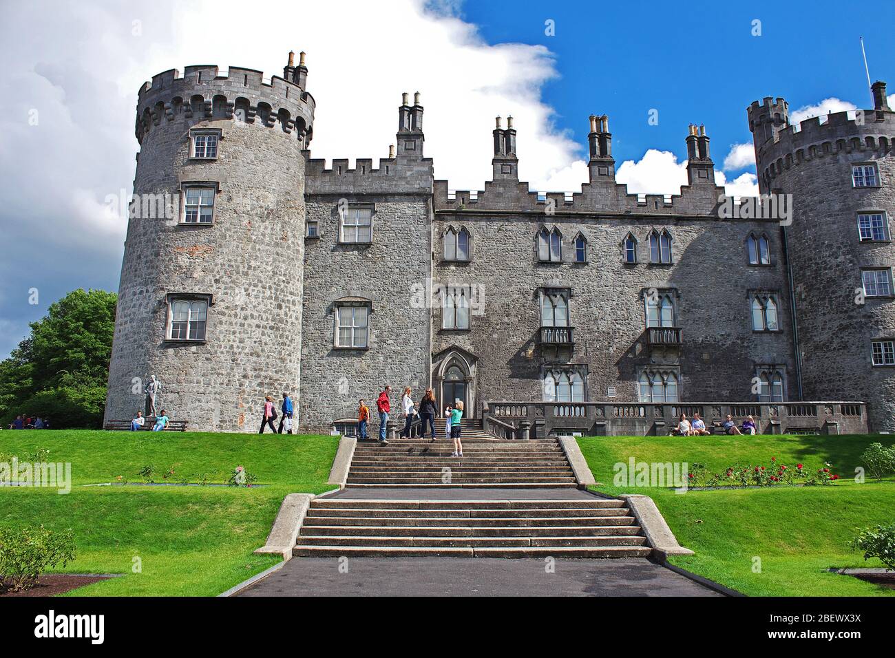 Kilkenny Castle, the vintage fortress, Ireland Stock Photo - Alamy
