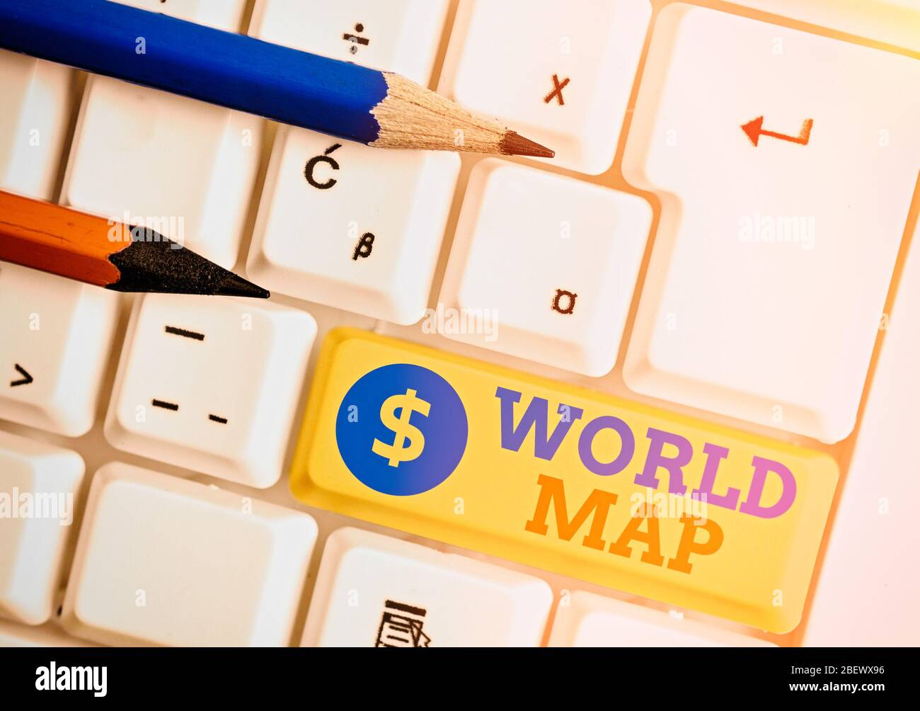 Word writing text World Map. Business photo showcasing a diagrammatic ...