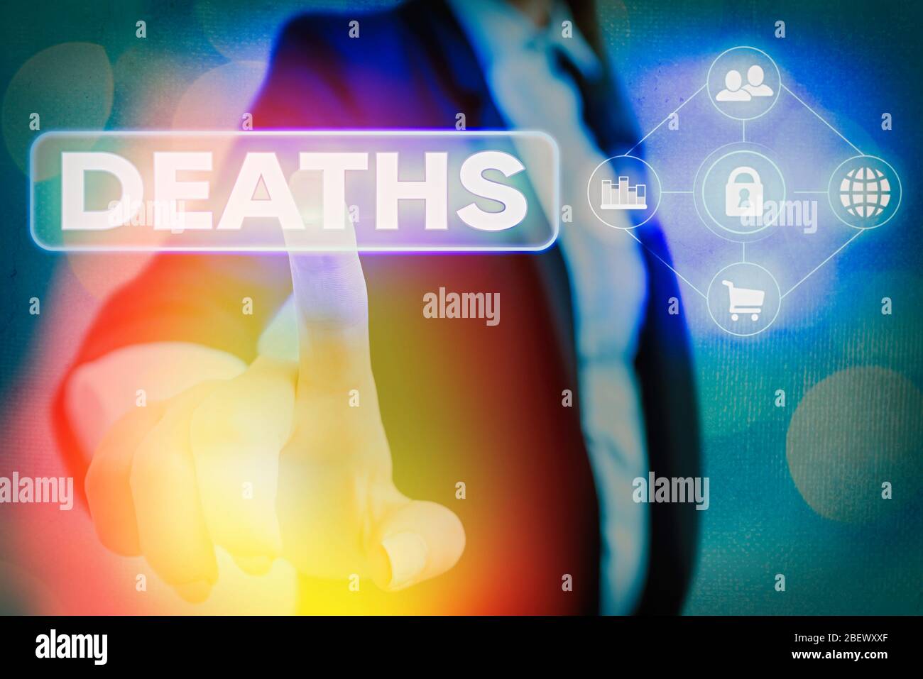 Conceptual hand writing showing Deaths. Concept meaning permanent ...