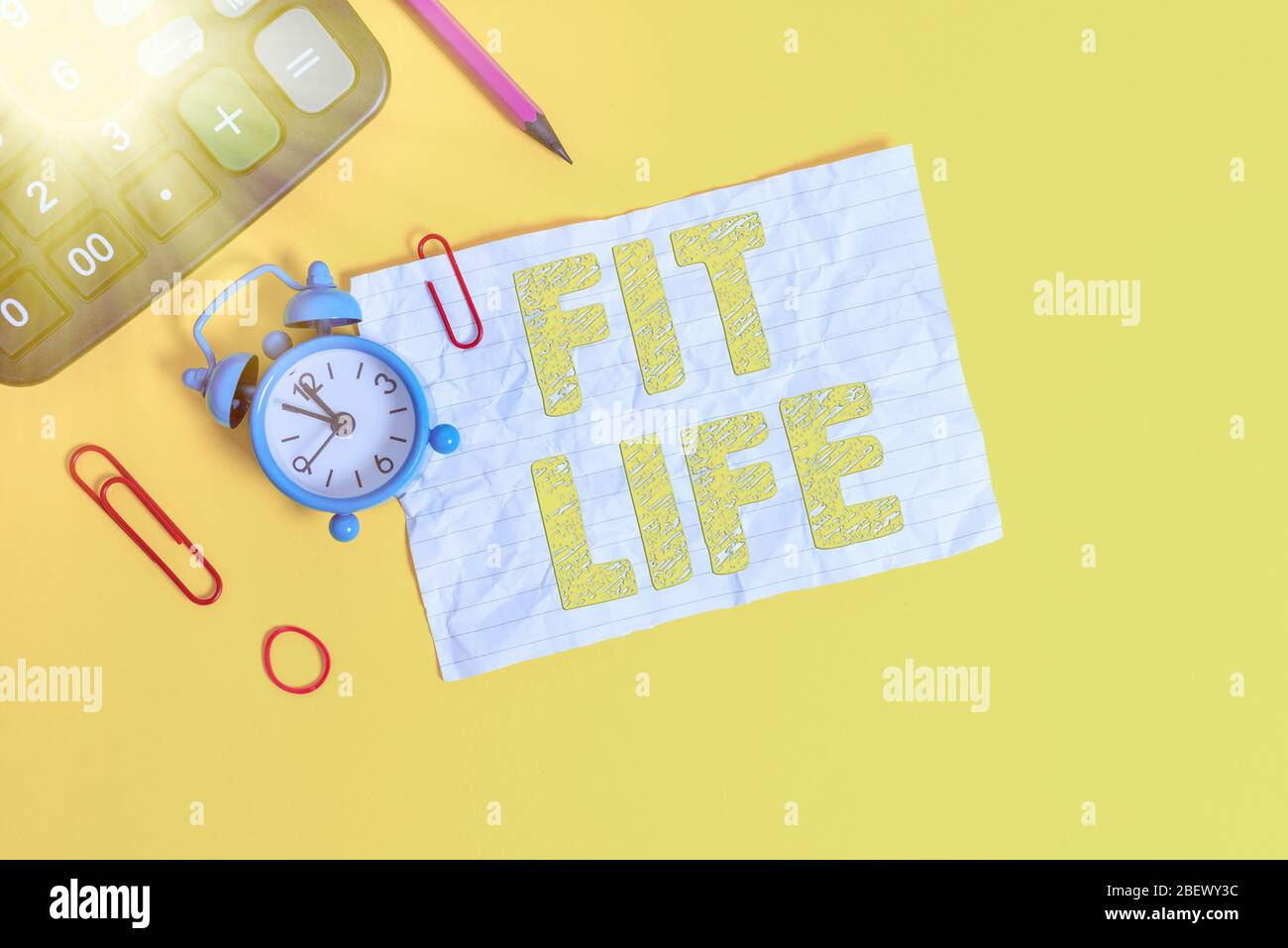 Handwriting text writing Fit Life. Conceptual photo maintaining a ...