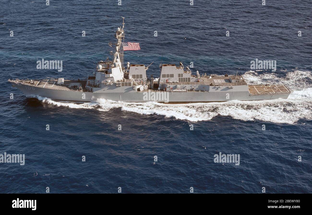 SOUTH CHINA SEA (Feb. 11, 2013) The Arleigh Burke-class guided-missile ...