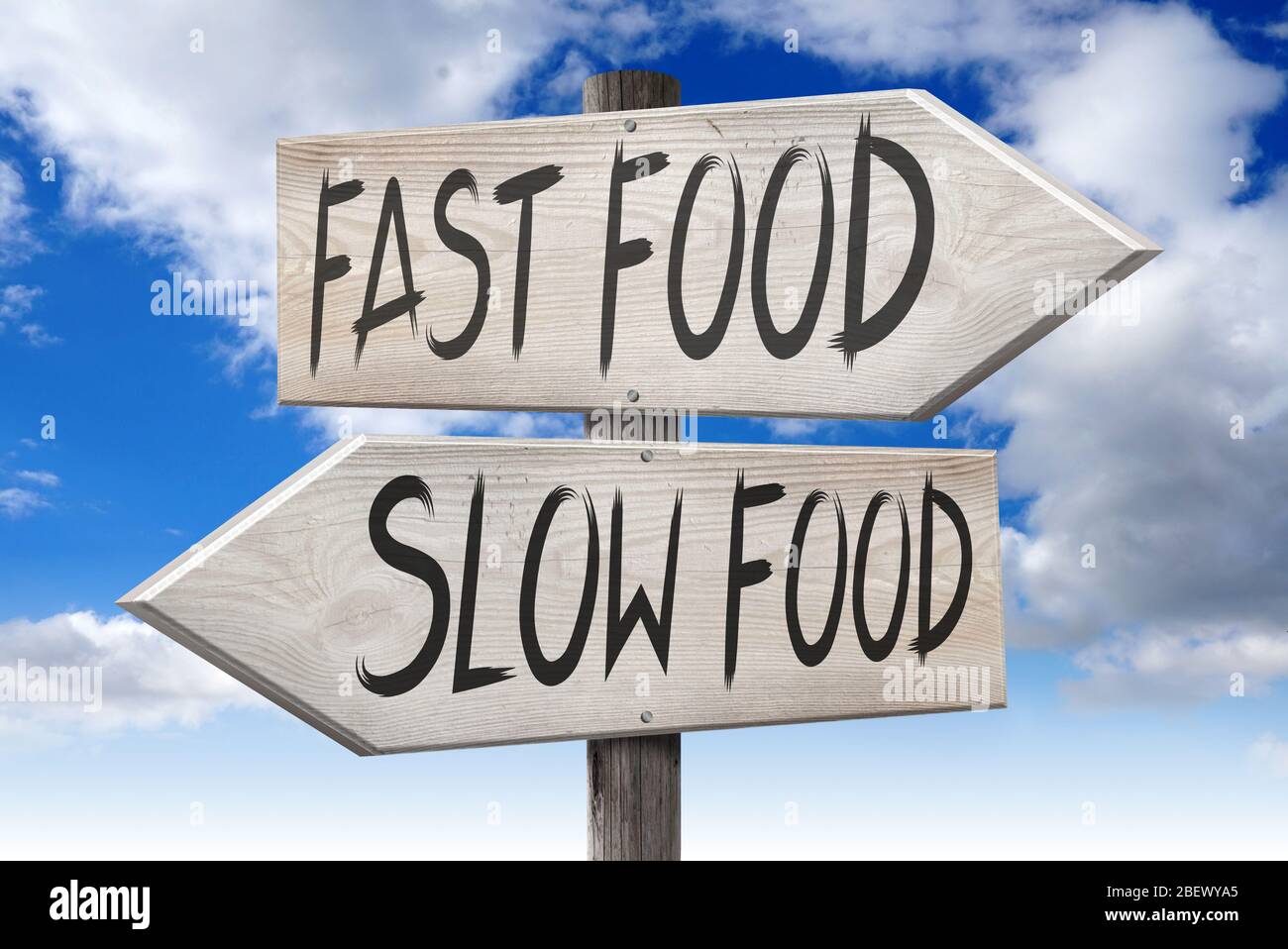 Two Direction Signpost High Resolution Stock Photography and Images - Alamy