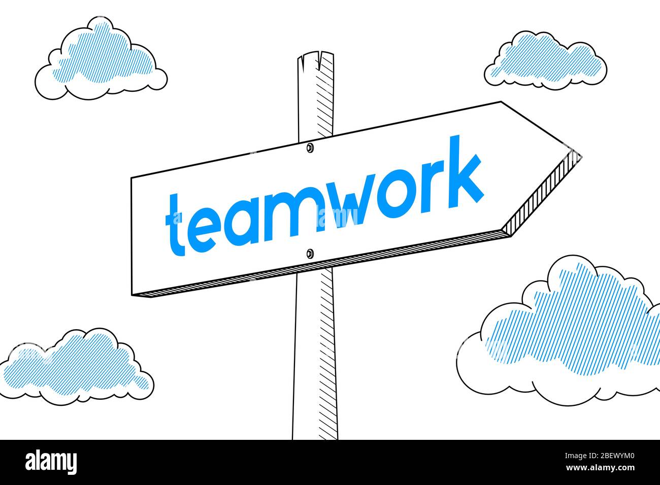 Cooperation word cloud concept illustration hi-res stock photography ...