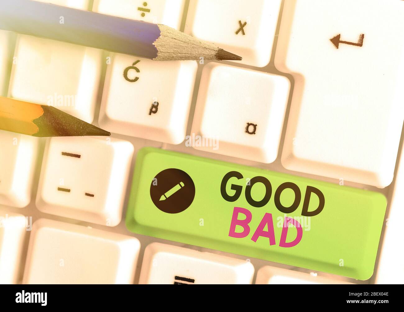 Handwriting text Good Bad. Conceptual photo to seem to be going to have ...