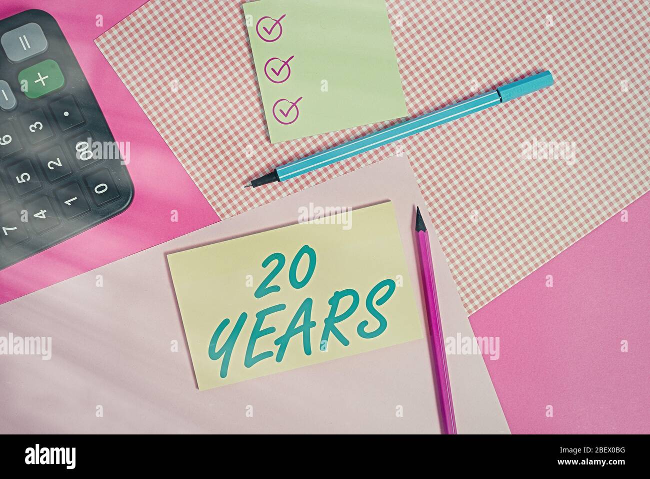 Word writing text 20 Years. Business photo showcasing Remembering or ...
