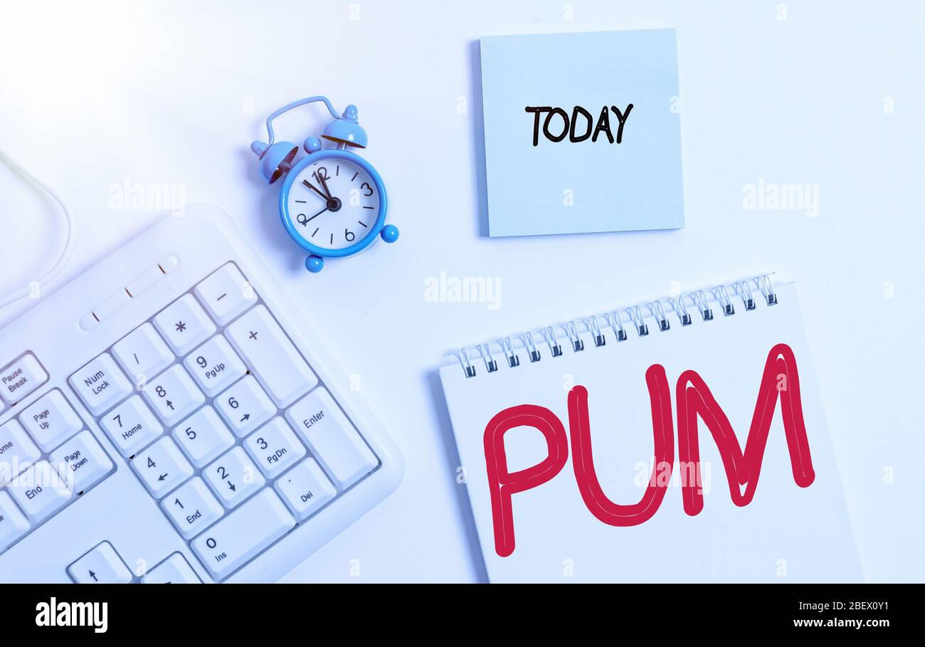 Word writing text Pum. Business photo showcasing unwanted change that ...