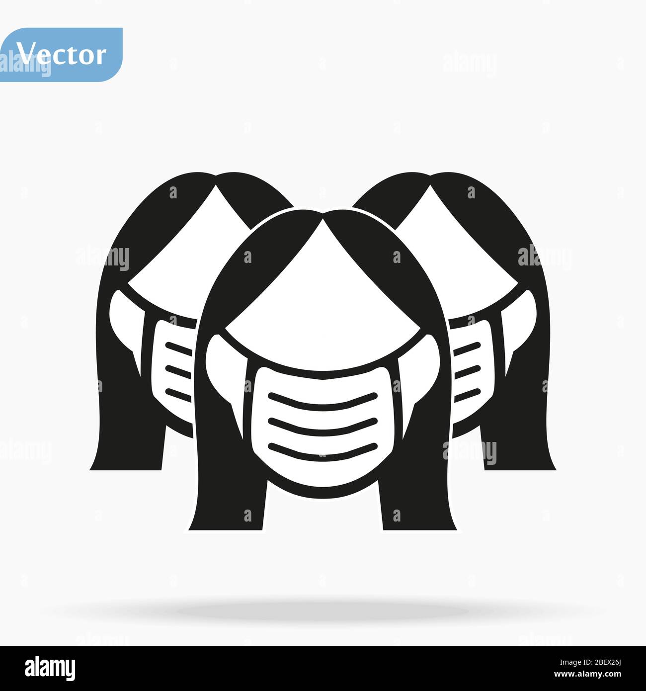 People in medical face mask. Concept of coronavirus quarantine ...