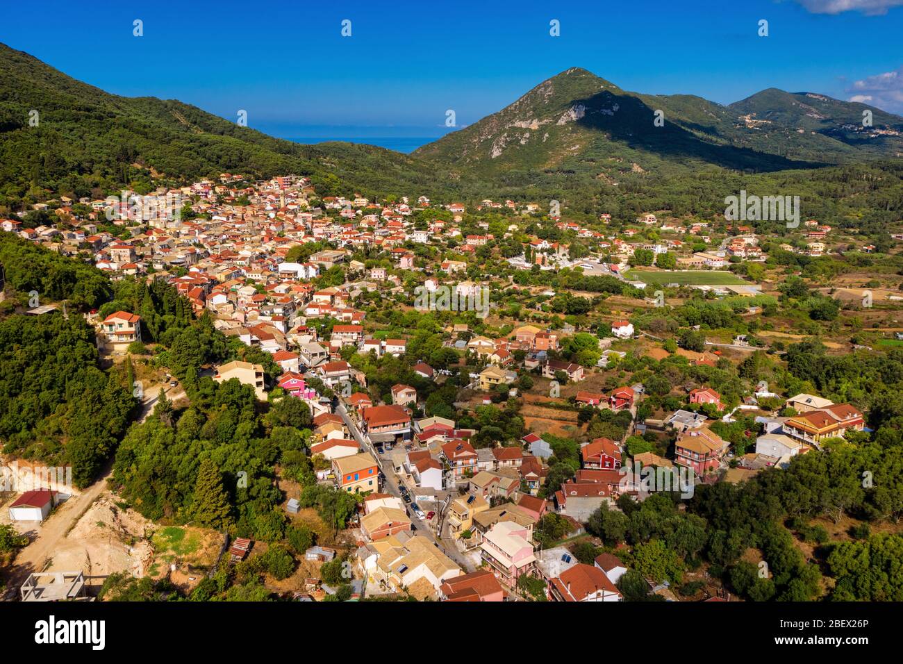 Corfu town beach hi-res stock photography and images - Alamy