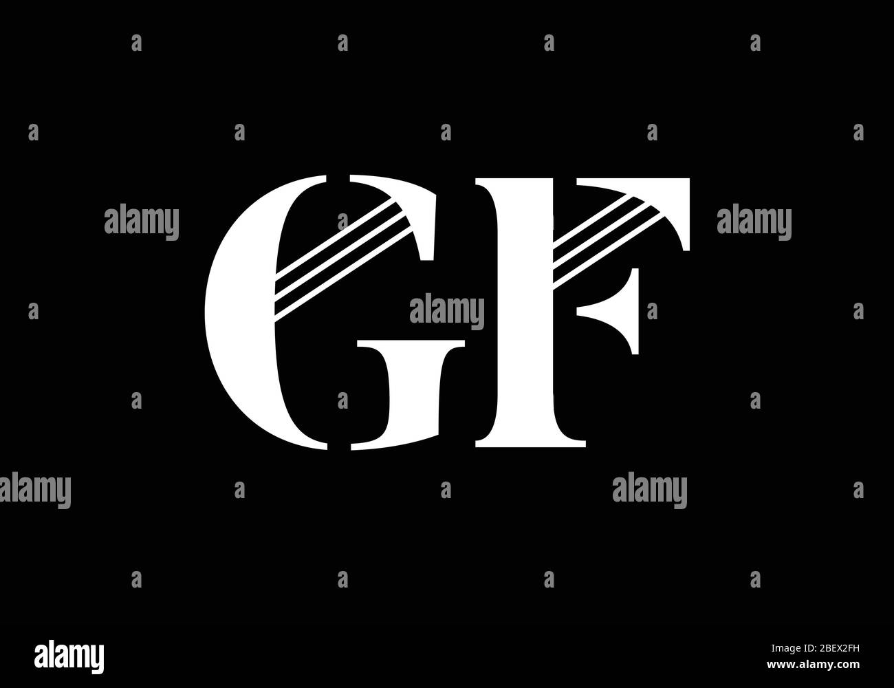 Initial Monogram Letter G F Logo Design Vector Template GF Letter Logo initial-monogram-letter-g-f-logo-design-vector-template-gf-letter-logo