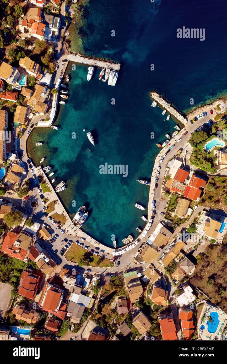Kassiopi aerial hi-res stock photography and images - Alamy