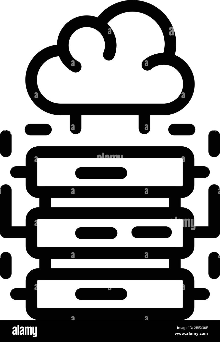 Server data cloud icon, outline style Stock Vector Image & Art - Alamy Server data cloud icon, outline style Stock Vector Image & Art - Alamy
