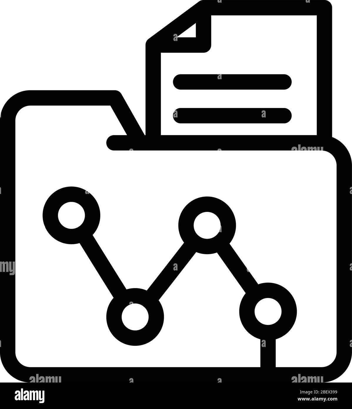 Office file folder icon, outline style Stock Vector Image & Art - Alamy