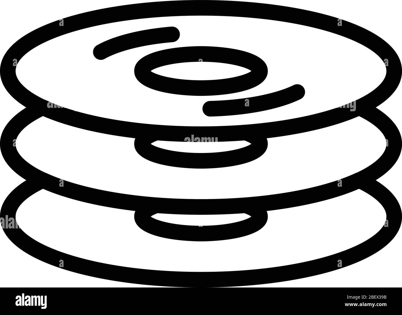 Dvd cd stack Stock Vector Images - Alamy