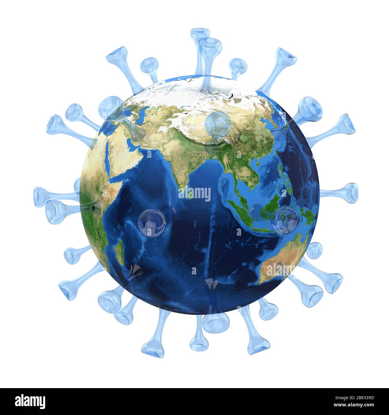 Global map and healthcare Cut Out Stock Images & Pictures - Alamy