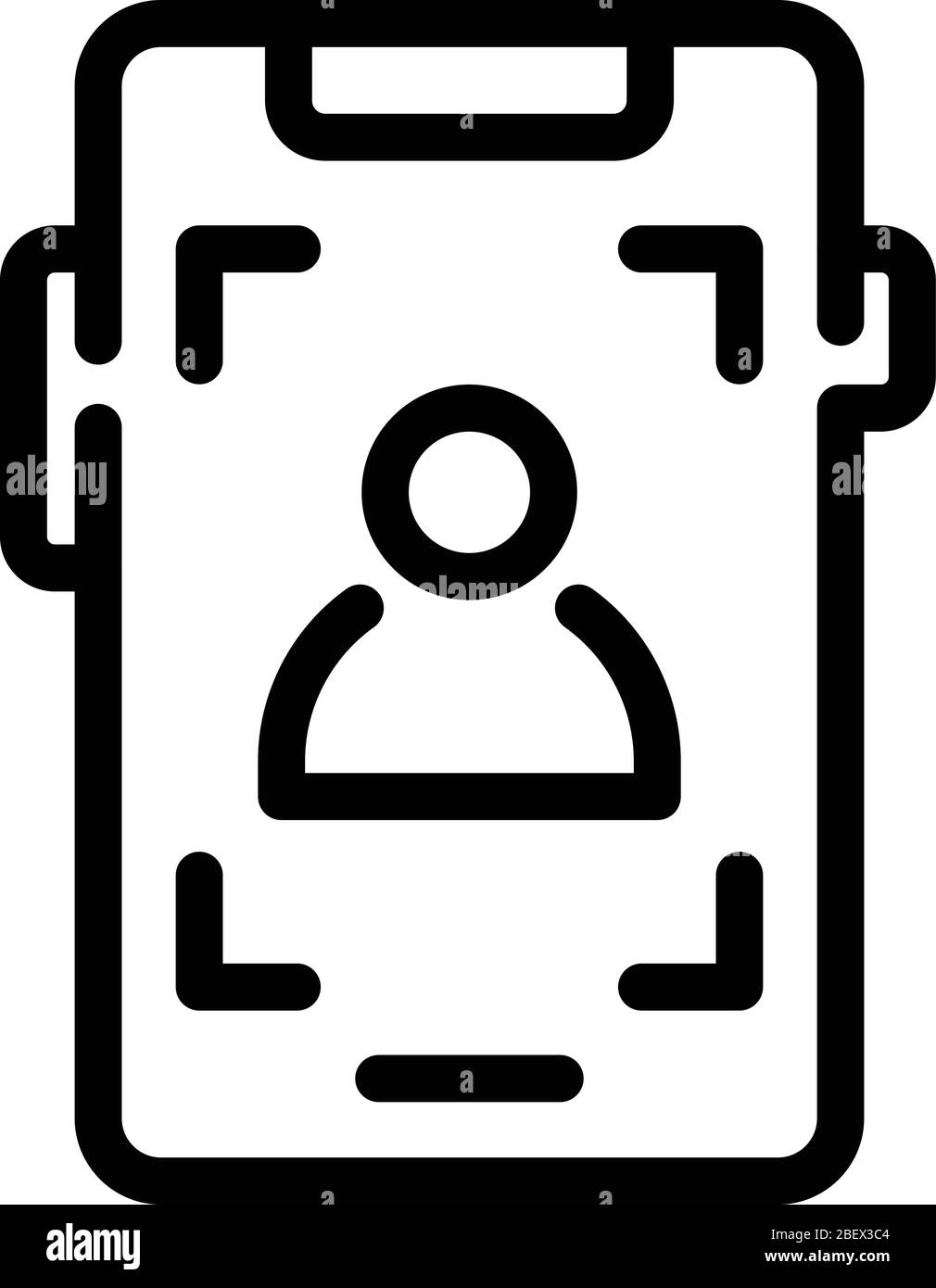 Phone screen recording icon, outline style Stock Vector Image & Art - Alamy