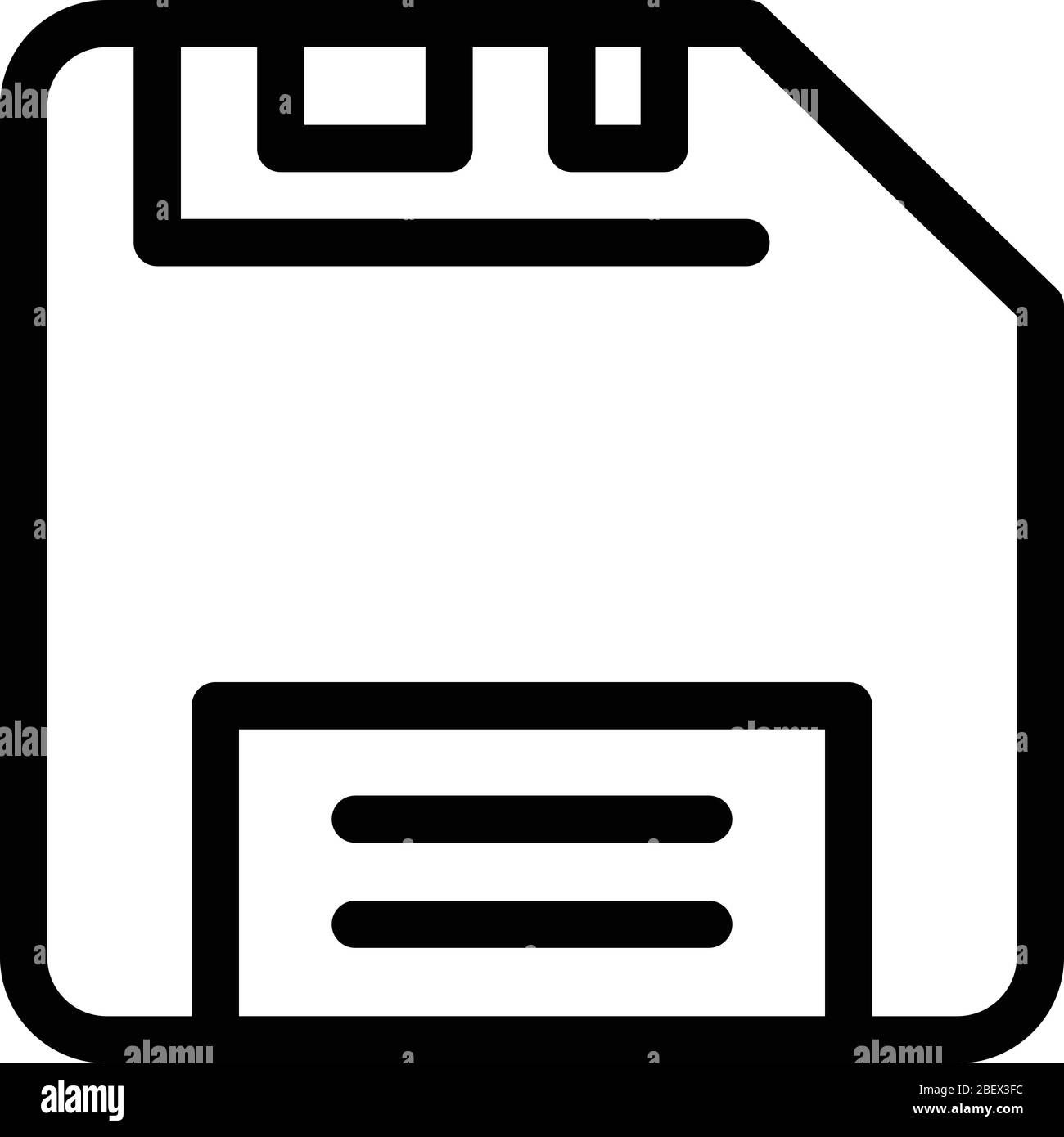 Old floppy disk icon, outline style Stock Vector Image & Art - Alamy