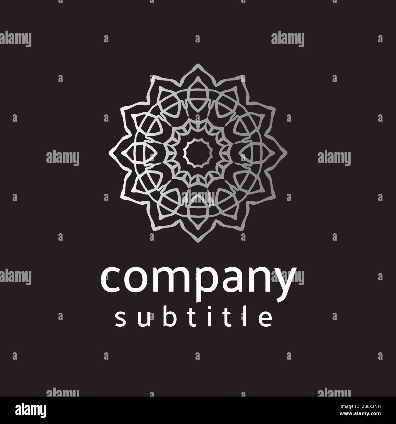 ornament logo vector for your business Stock Photo - Alamy