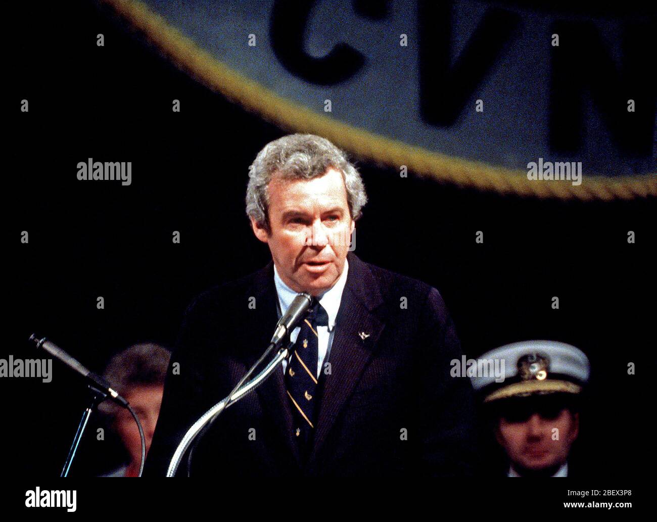 1982 - Edward Campbell, president, Newport News Shipbuilding Co ...