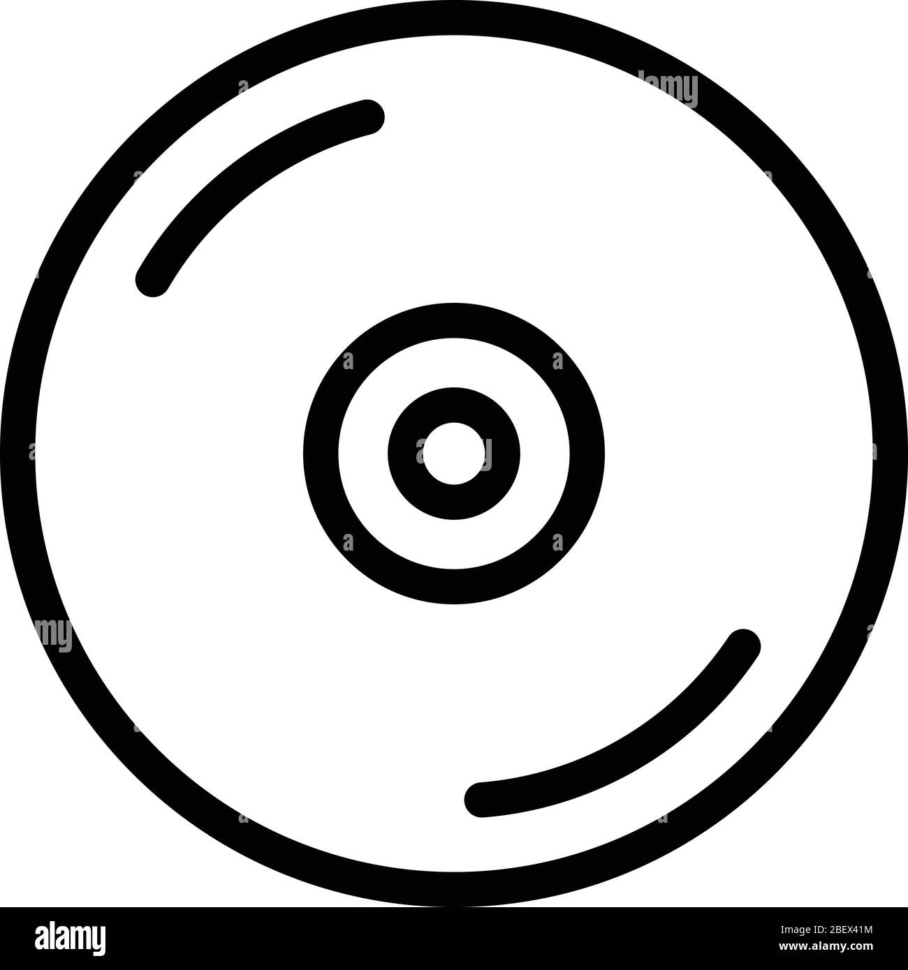 Dvd disk icon, outline style Stock Vector Image & Art - Alamy