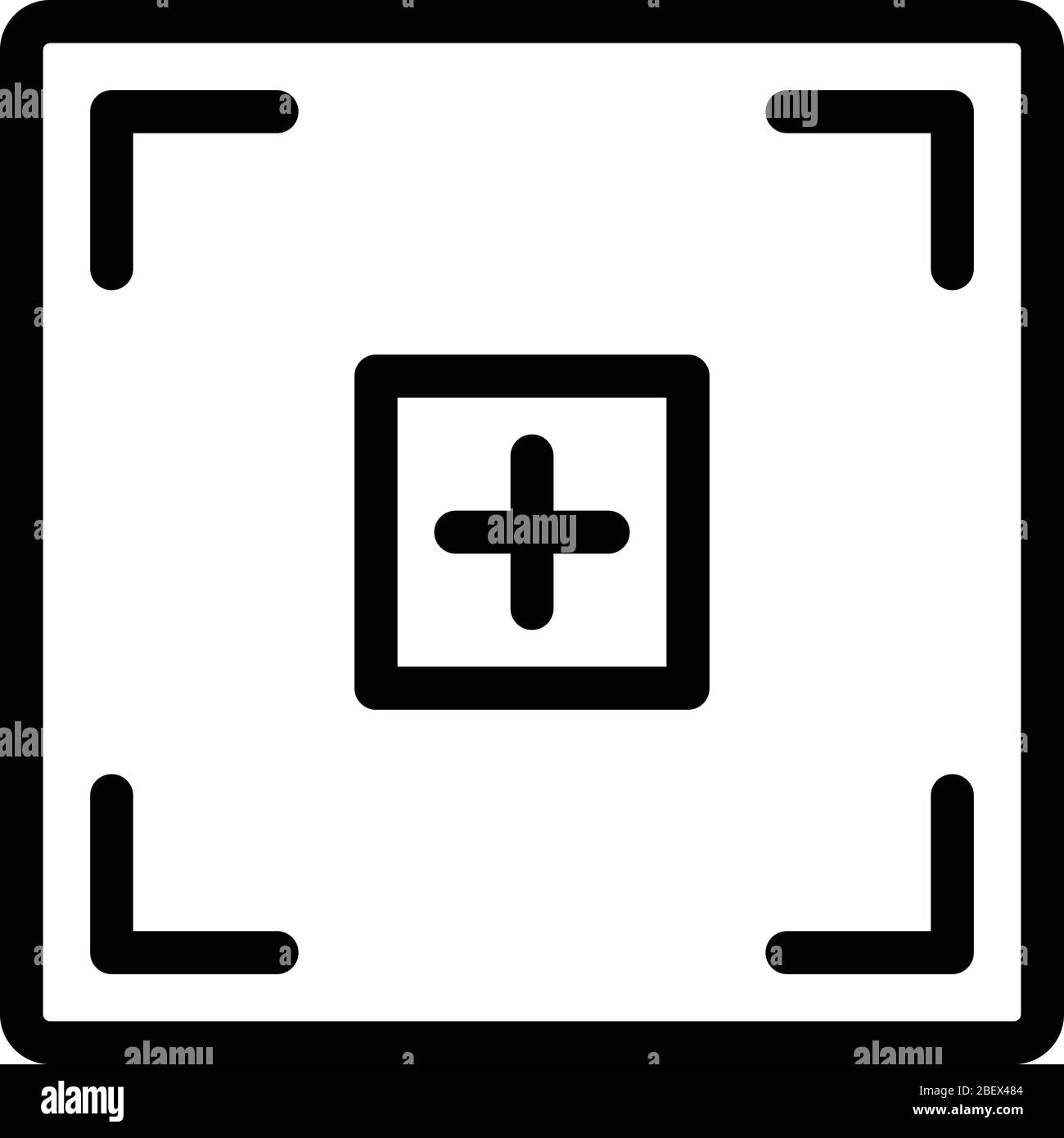 Reportage camera icon outline Stock Vector Images - Alamy